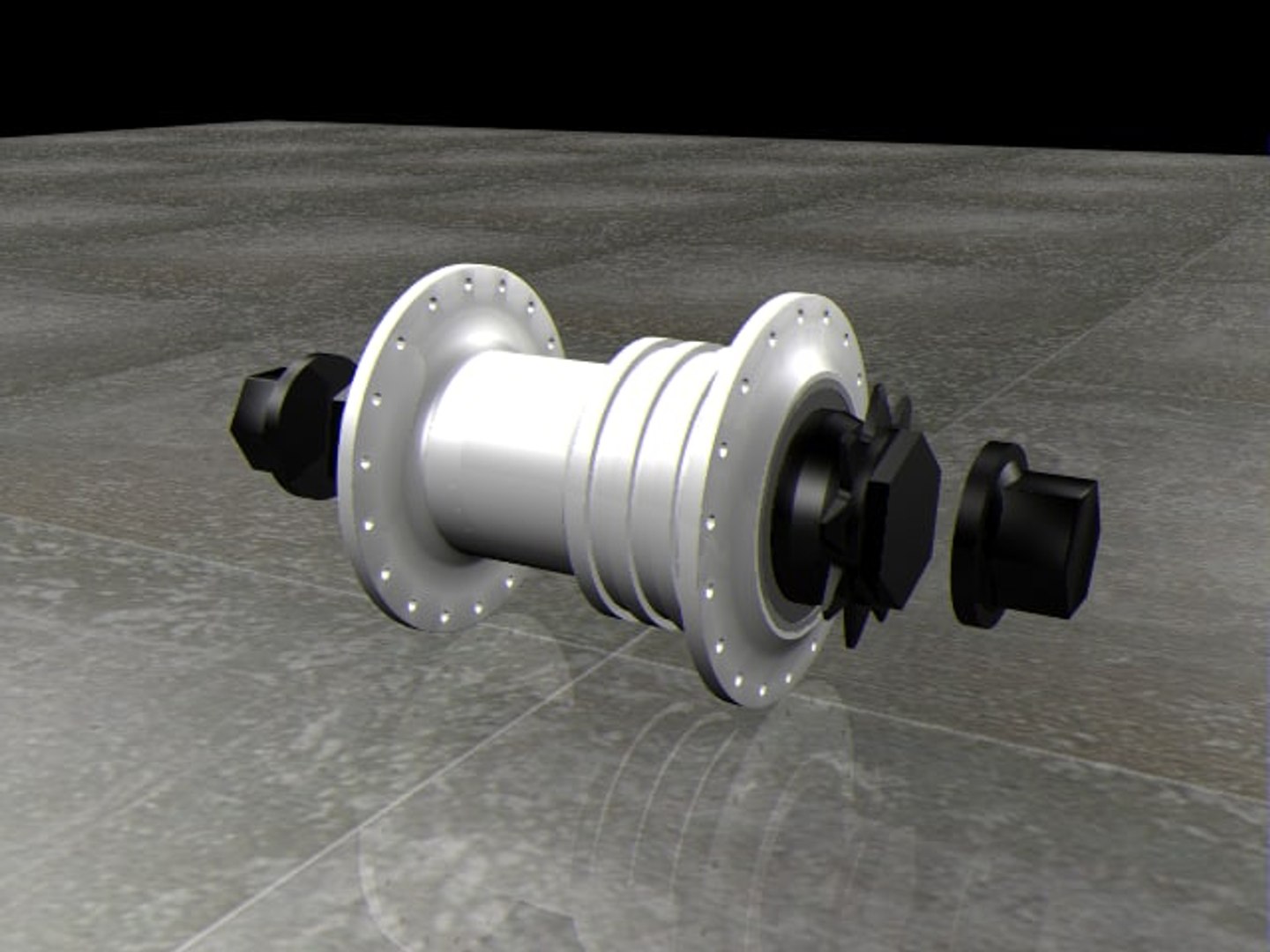 3d Bmx Hub Freecoaster