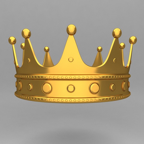 3d crown king ornaments