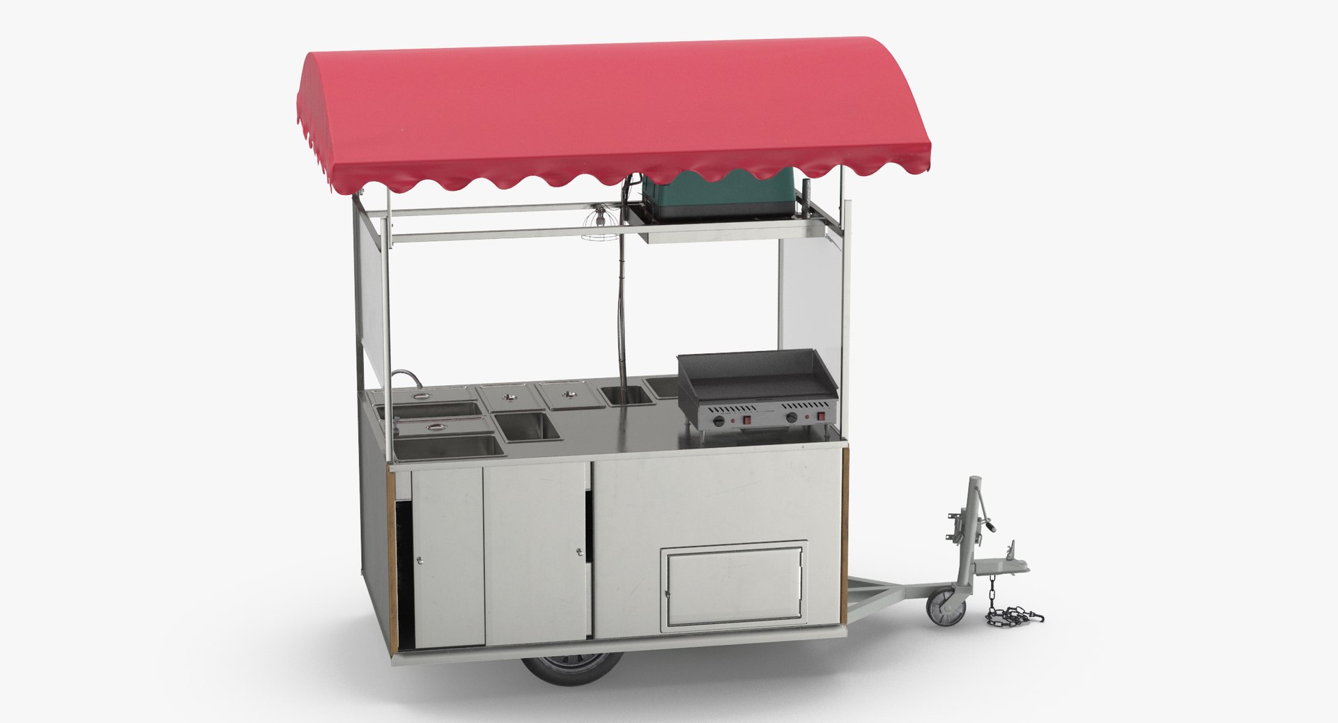 3D Food Cart - TurboSquid 1176207