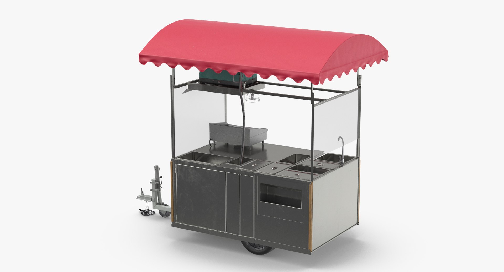 3D Food Cart - TurboSquid 1176207