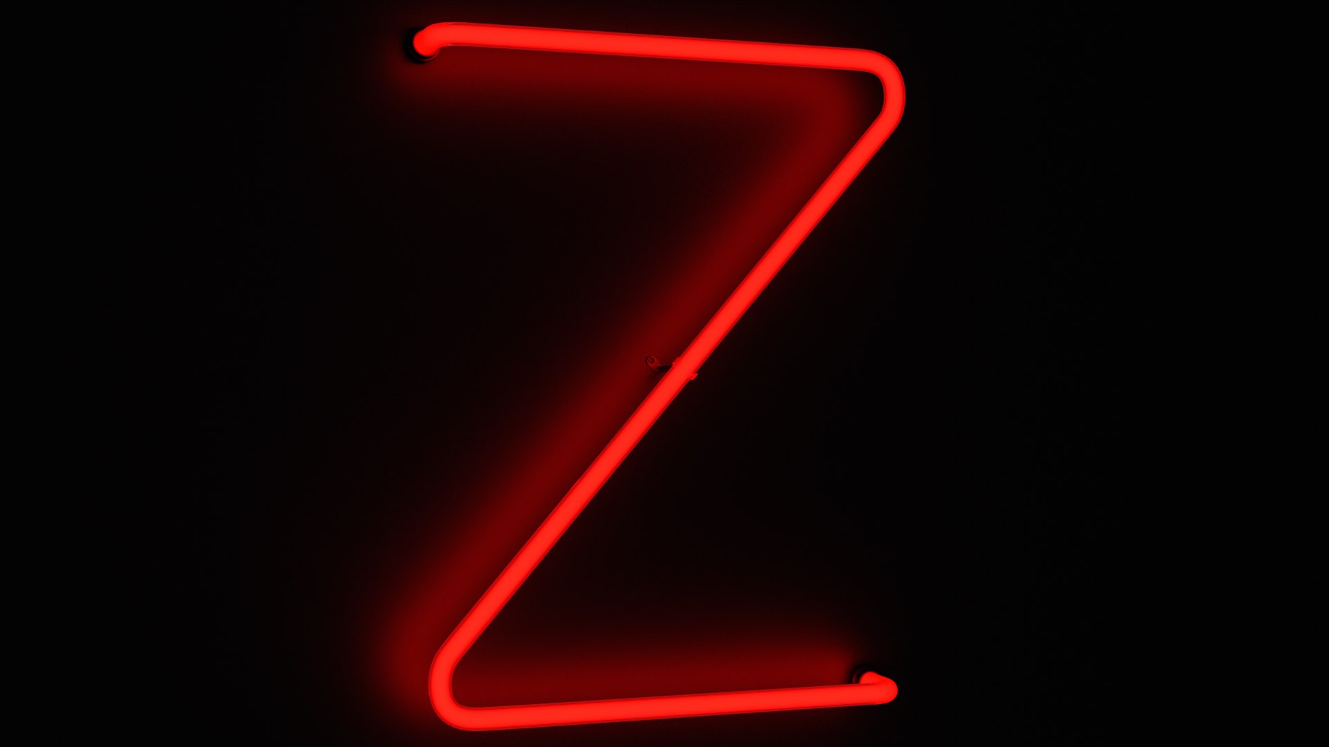 3D Neon Red Alphabet Z - TurboSquid 2162728
