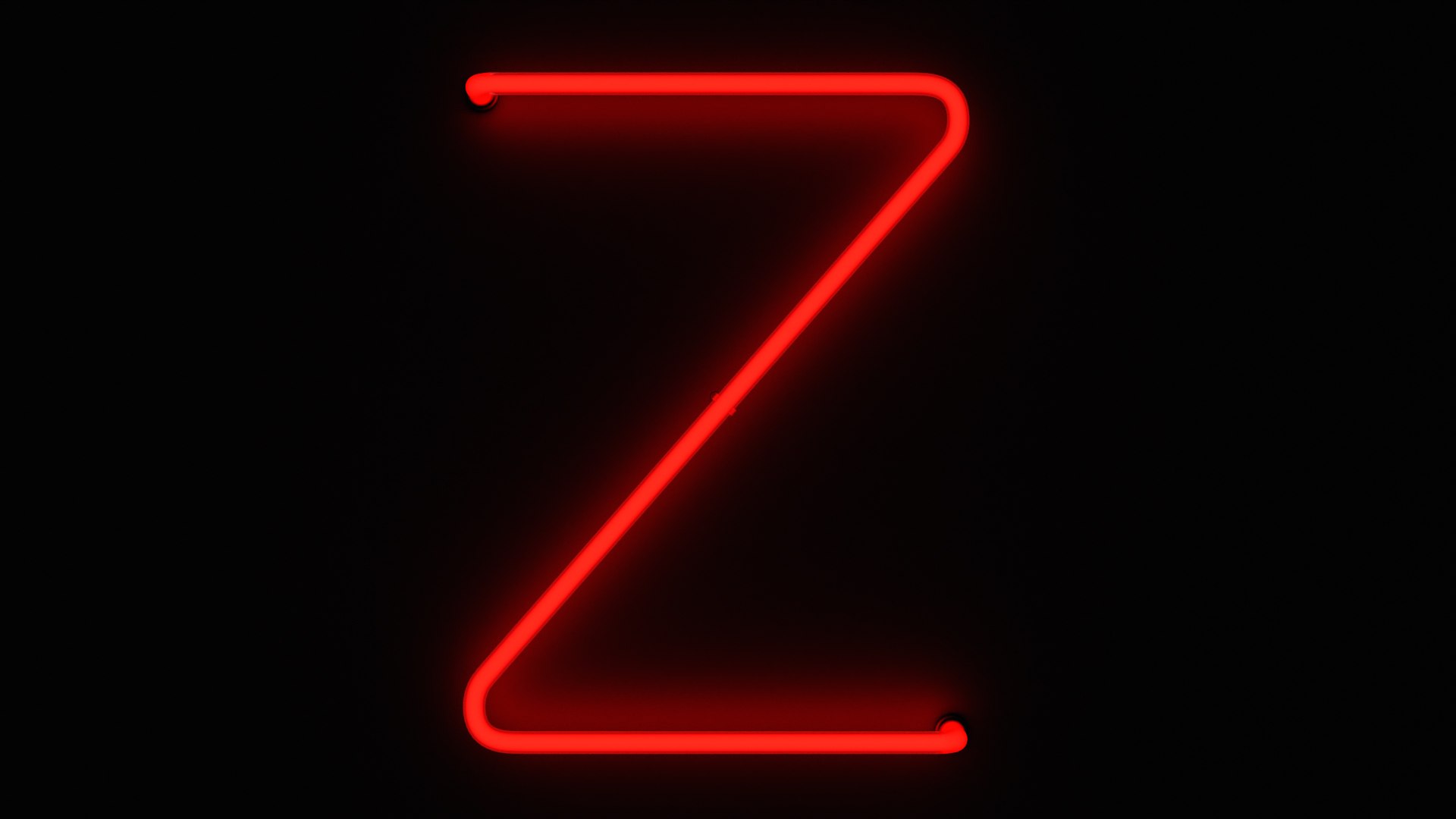 3D Neon Red Alphabet Z - TurboSquid 2162728
