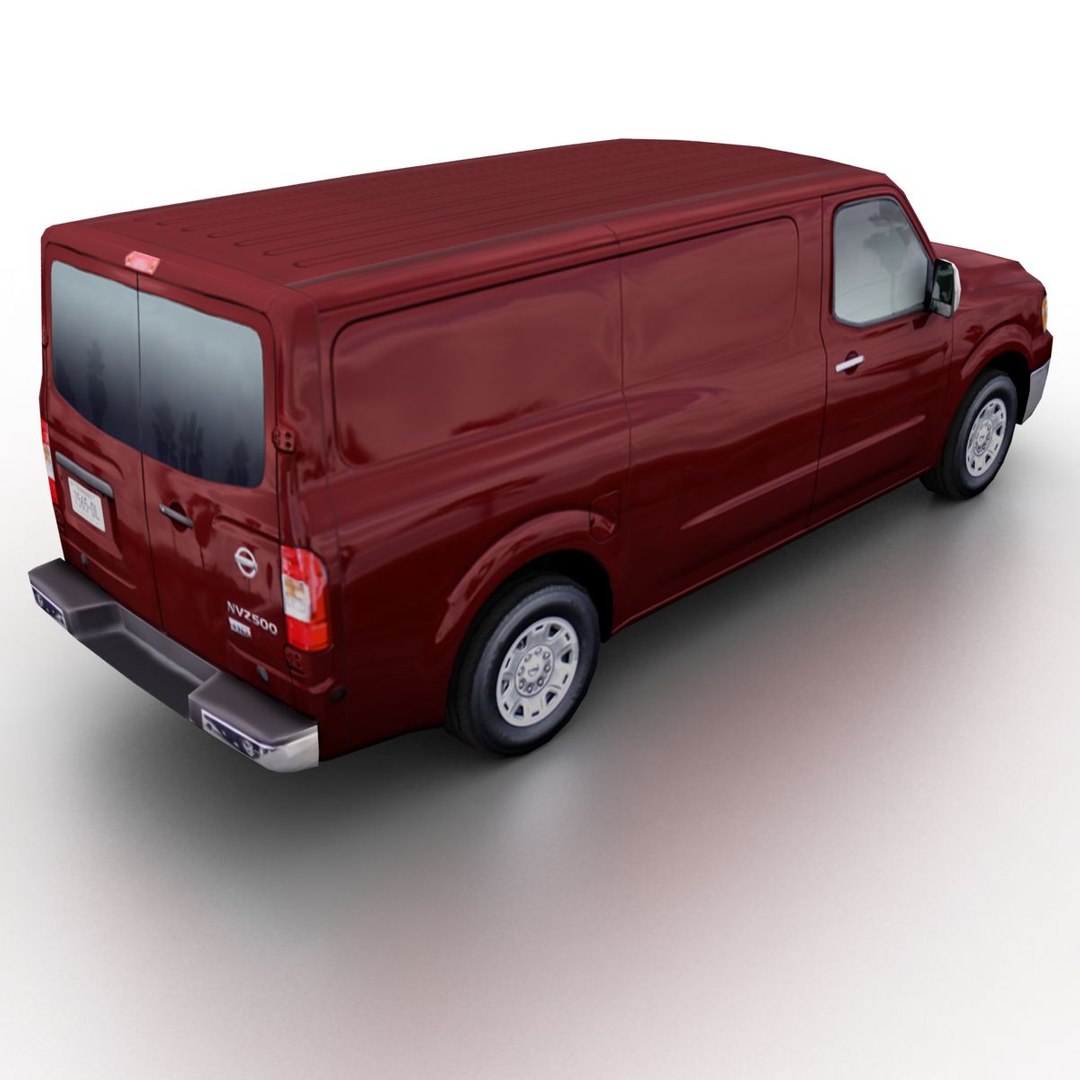 3d Max 2012 Nissan Nv2500 Cargo Van
