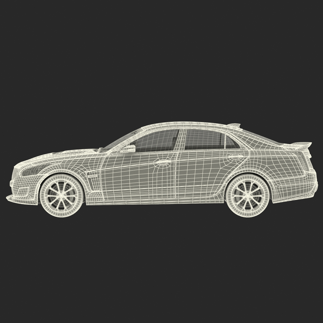 Generic Sedan 2 Simple 3d Model