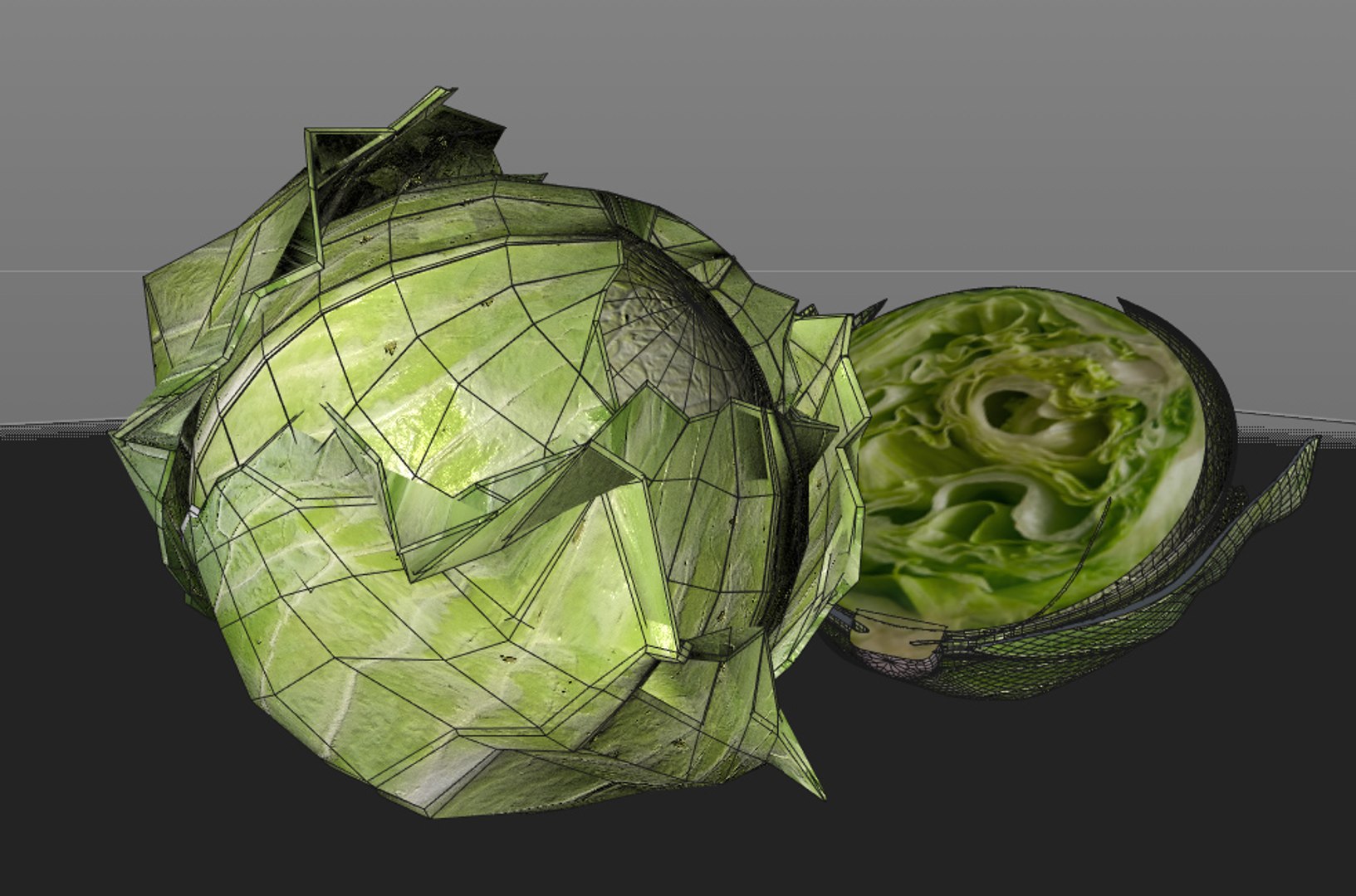 Cabbage 3D Model - TurboSquid 1544474