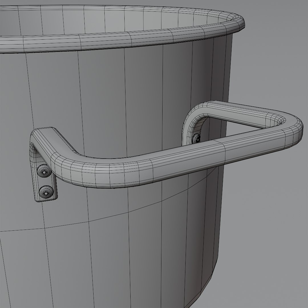 Steel Pot V3 3D Model - TurboSquid 2204804
