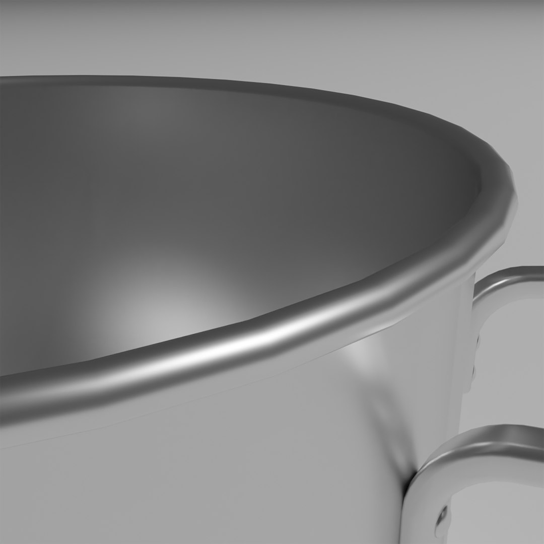 Steel Pot V3 3D Model - TurboSquid 2204804