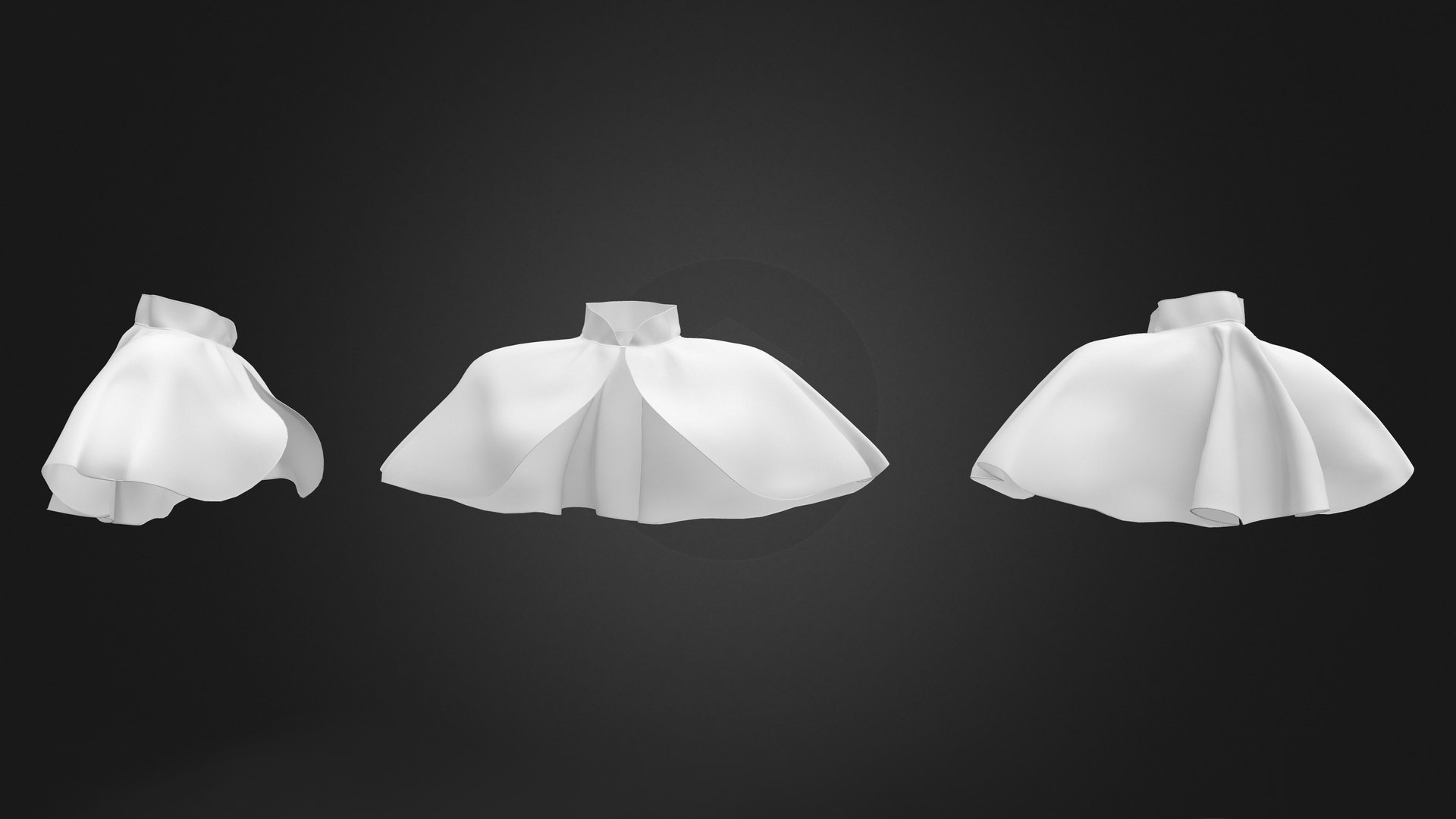 3D Model White Cloak - TurboSquid 1810760