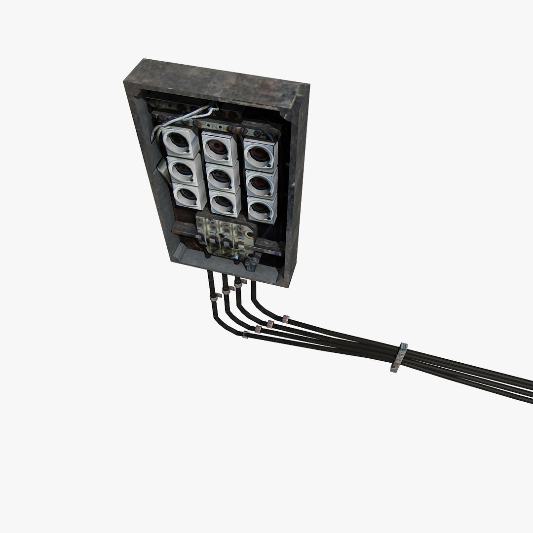 Props: Electricity Box Wires 3D Model - TurboSquid 1155200