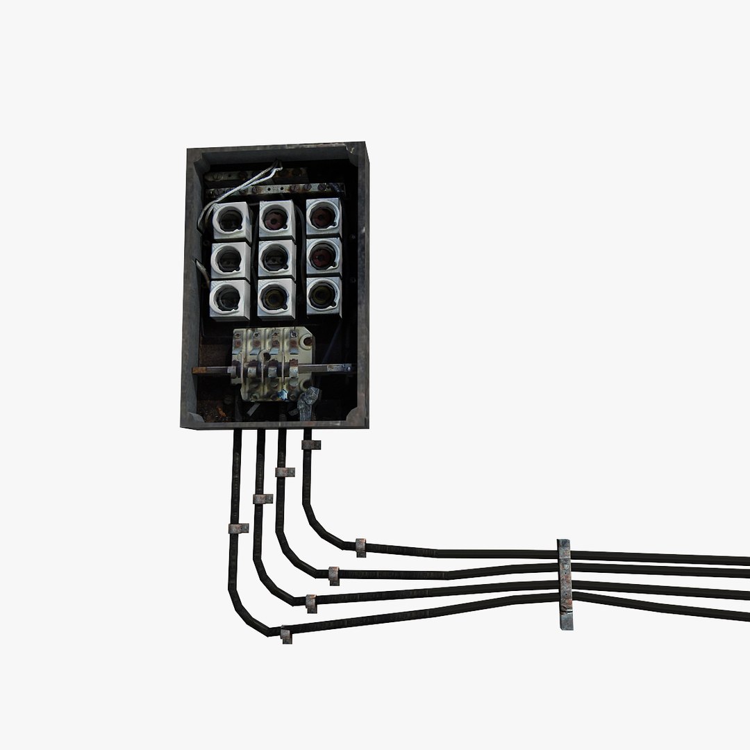 Props: Electricity Box Wires 3D Model - TurboSquid 1155200