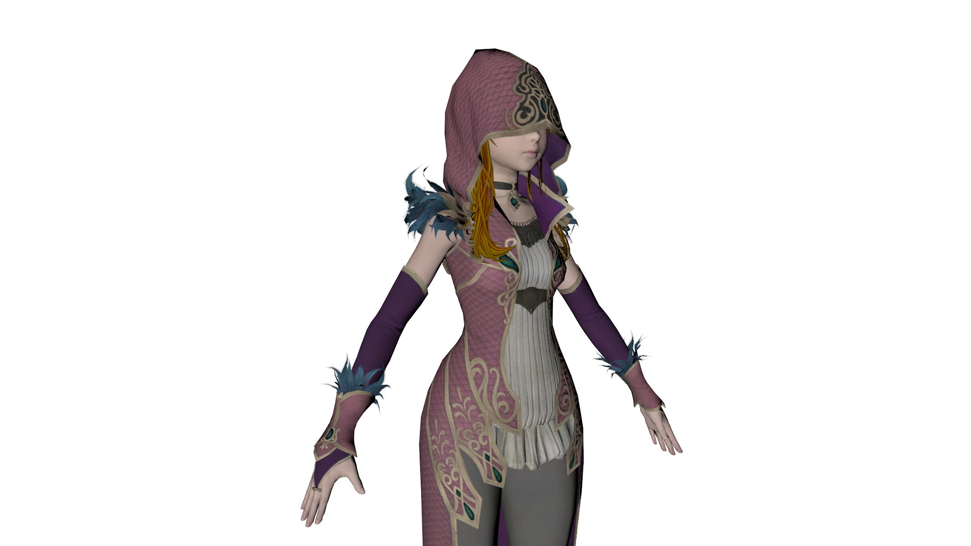3D Realistic Little Girl Character - TurboSquid 2404336