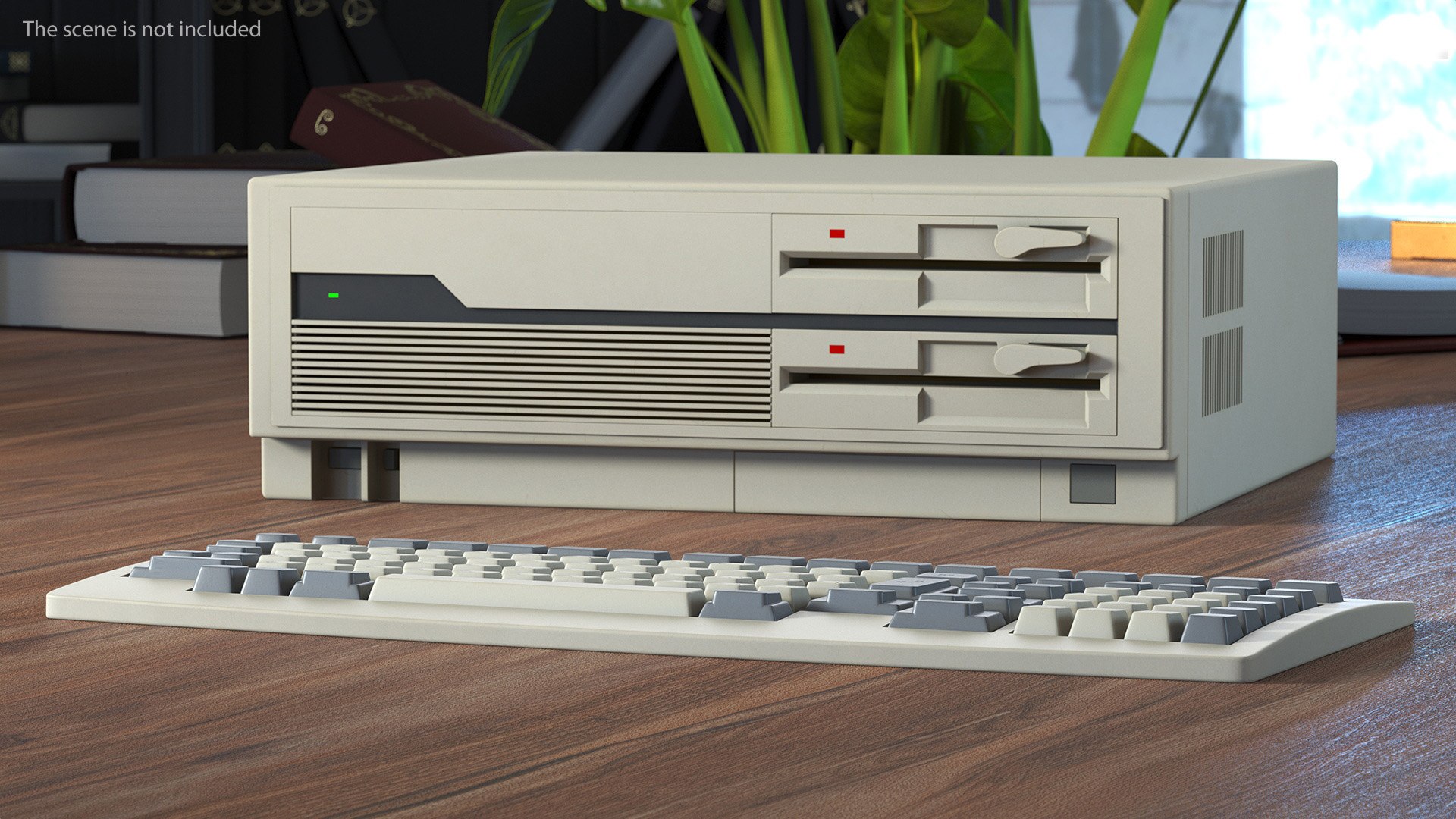 Mechanical Computer Terminal Keyboard Vintage 3D Model - TurboSquid 2055954