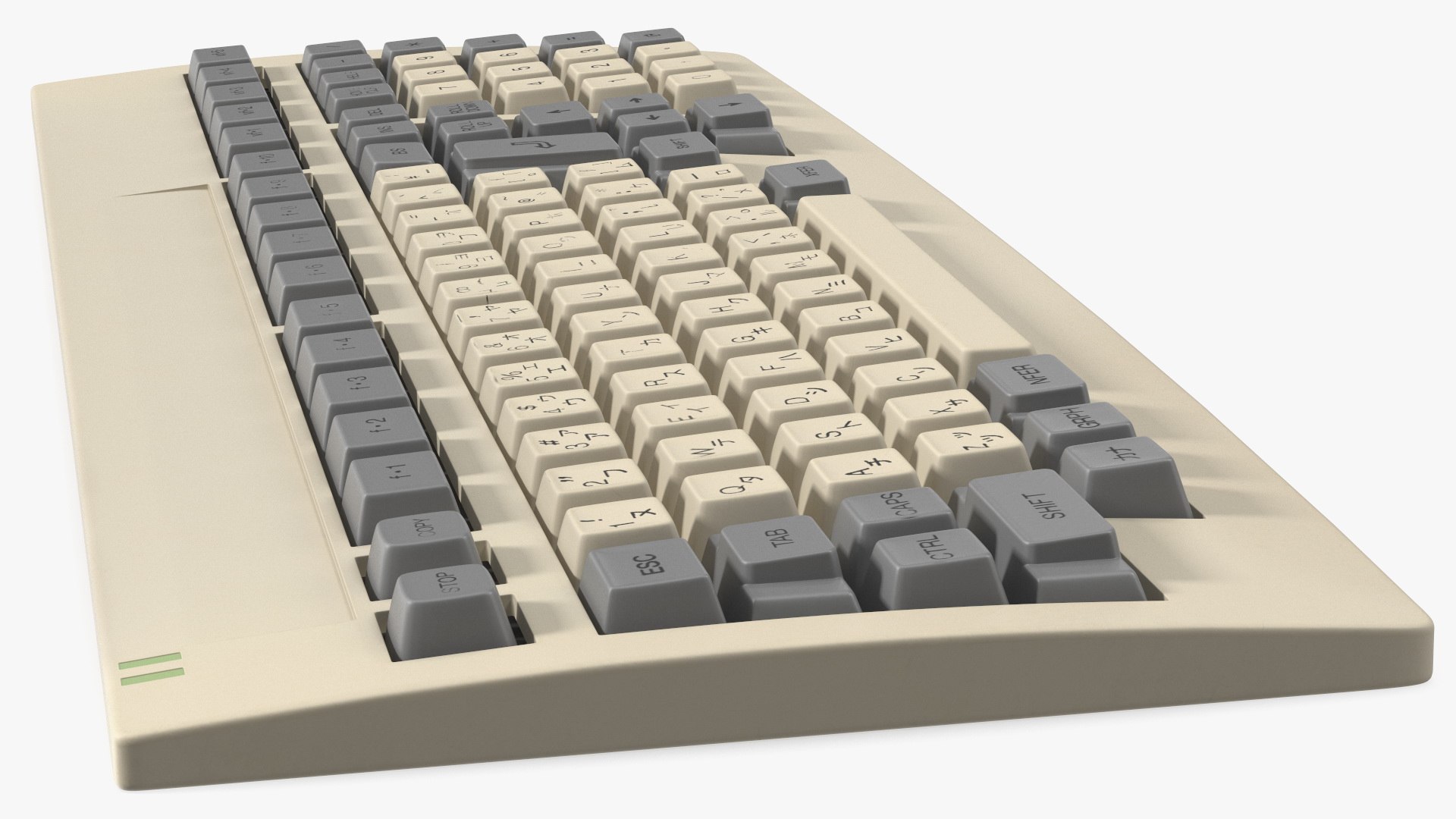 Mechanical Computer Terminal Keyboard Vintage 3D Model - TurboSquid 2055954