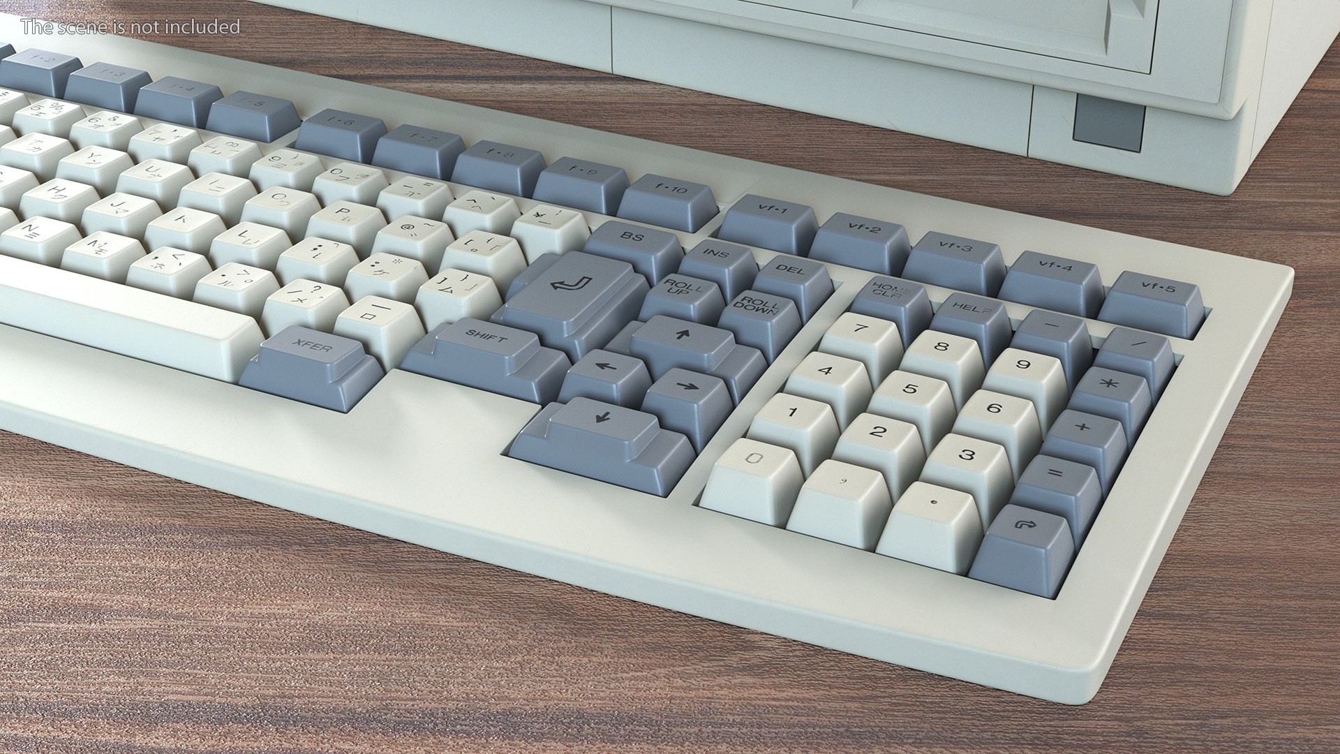 Mechanical Computer Terminal Keyboard Vintage 3D Model - TurboSquid 2055954