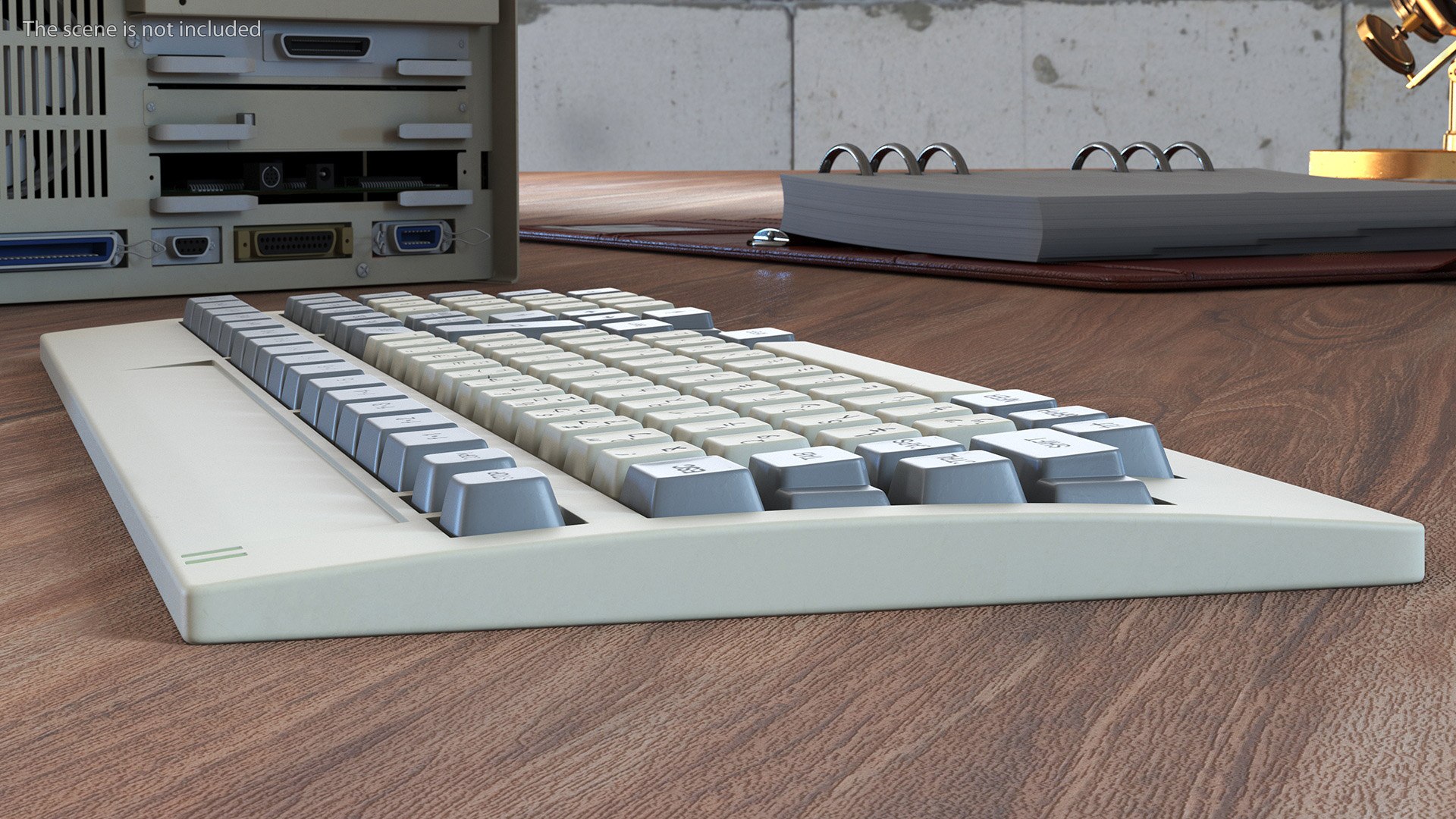 Mechanical Computer Terminal Keyboard Vintage 3D Model - TurboSquid 2055954