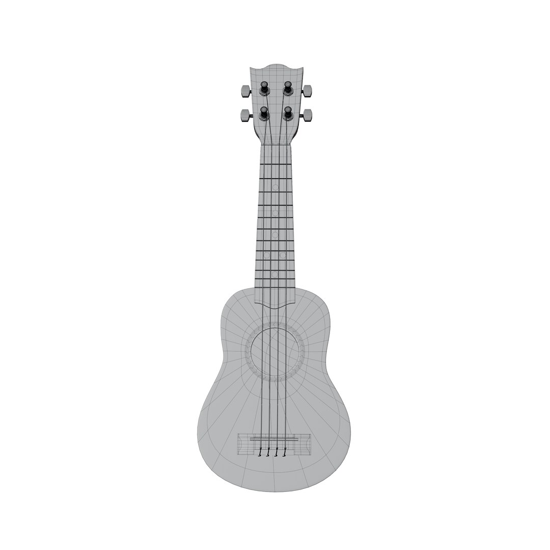 Ukulele 3D Model - TurboSquid 2020046