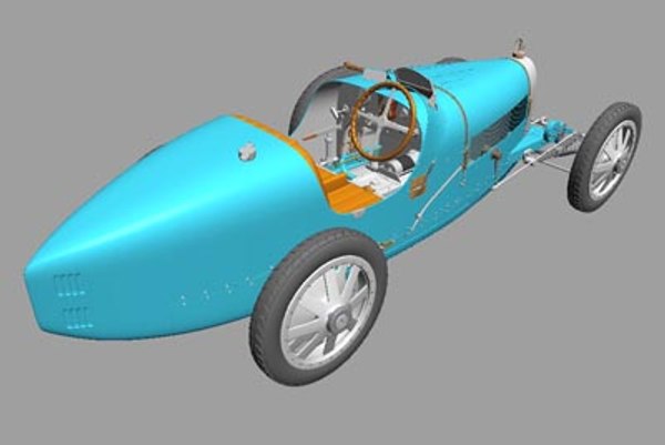 3d model bugatti t35