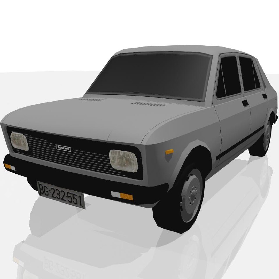zastava 101 cars 3d model