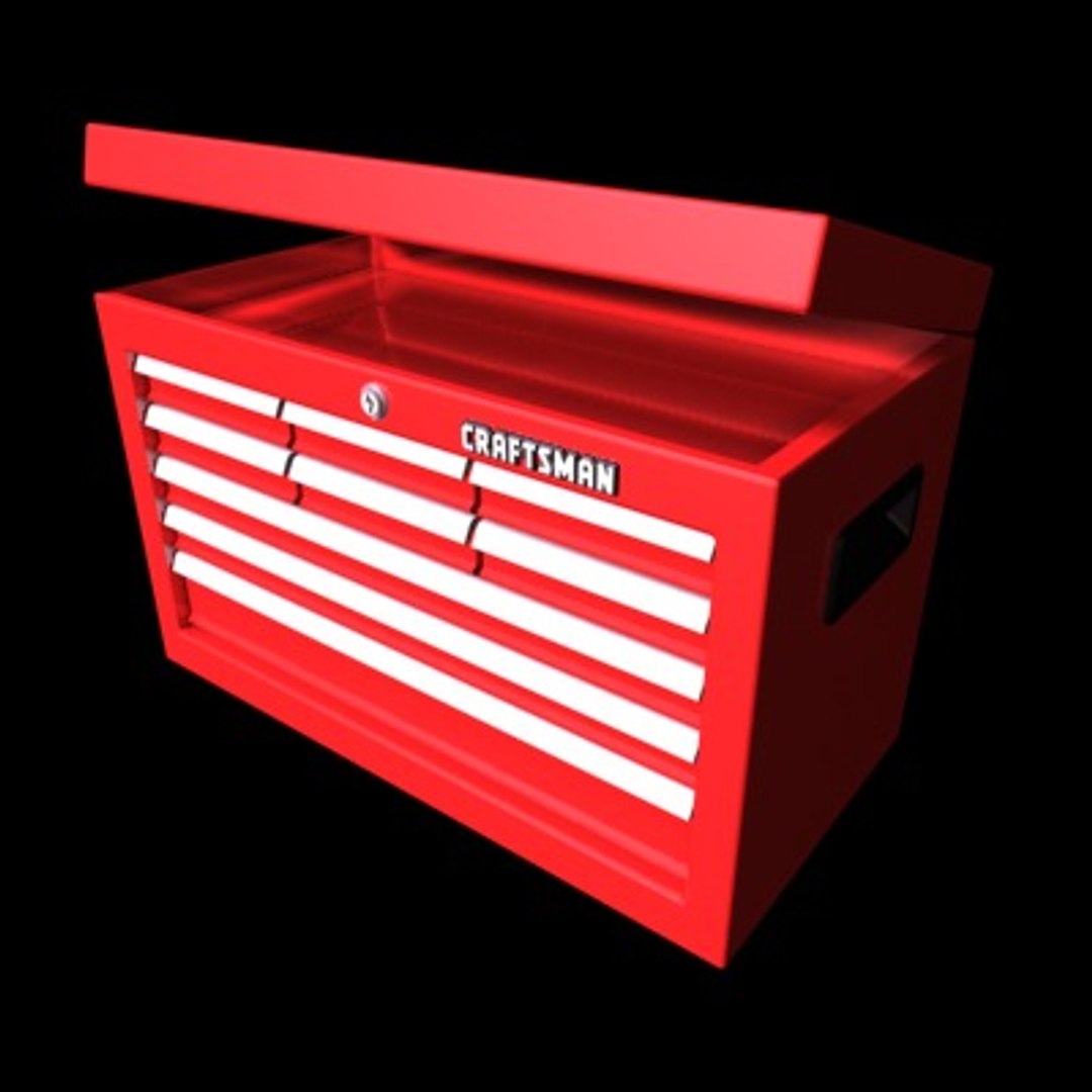 Craftsman Toolbox Tool 3d Model