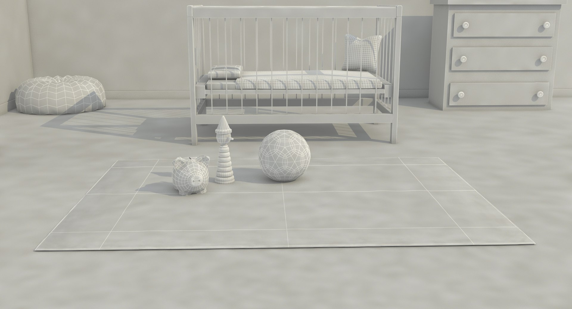3D model baby room - TurboSquid 1766770