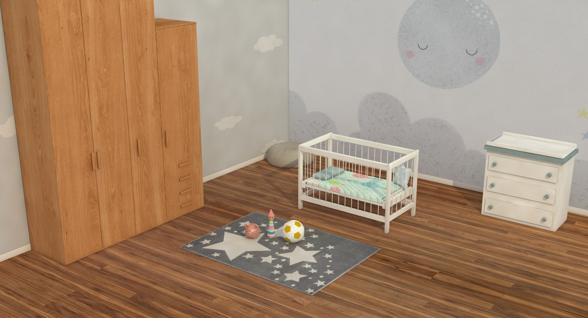 3D model baby room - TurboSquid 1766770