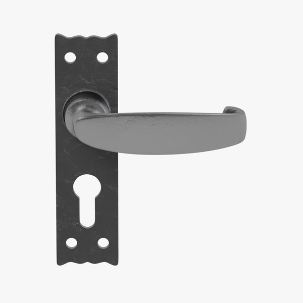 3D Foundries Traditional Black Antique Handle - TurboSquid 1902287