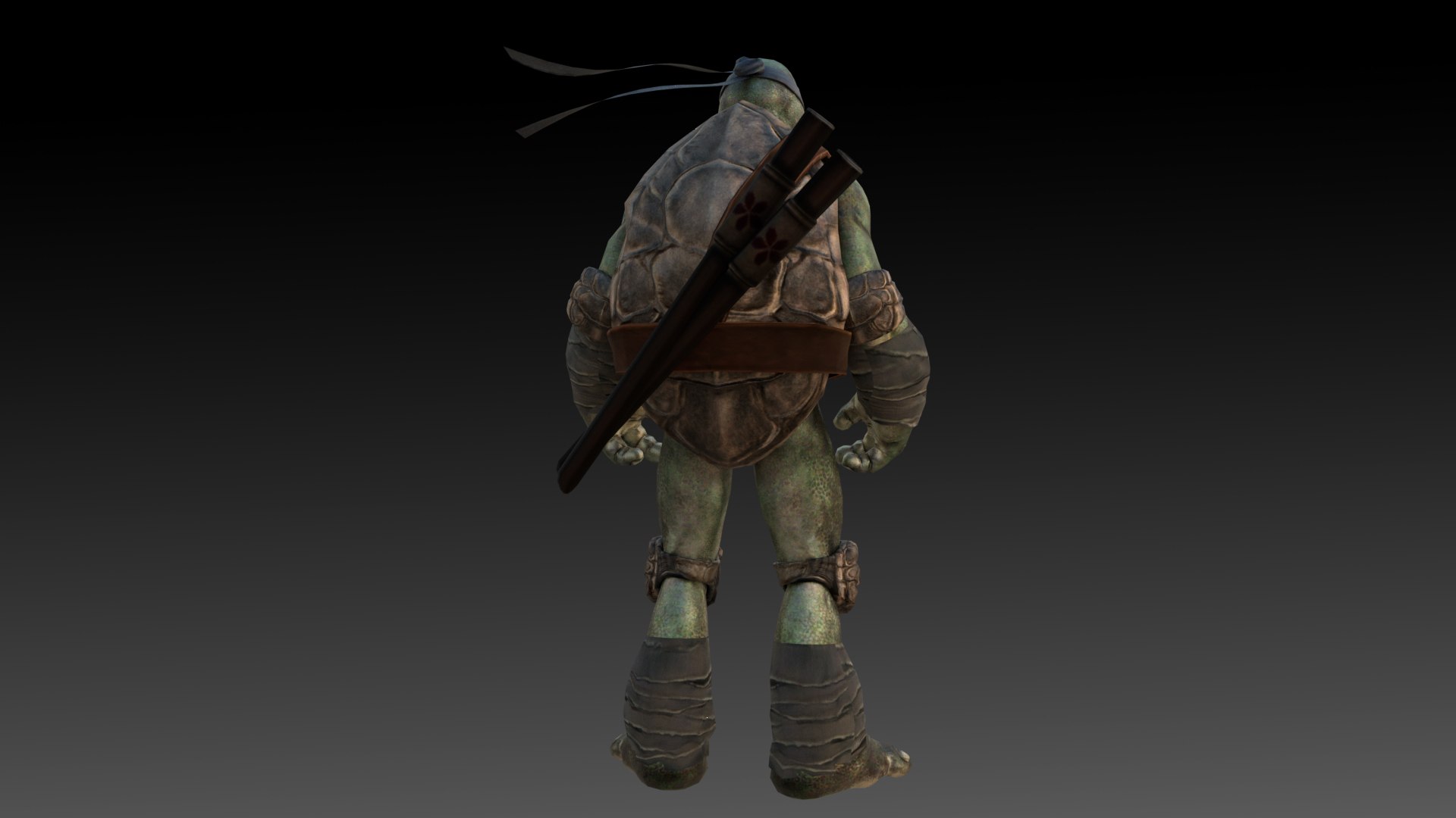 Leonardo TMNT 3D Model High Quality Rigged 3D - TurboSquid 2346384