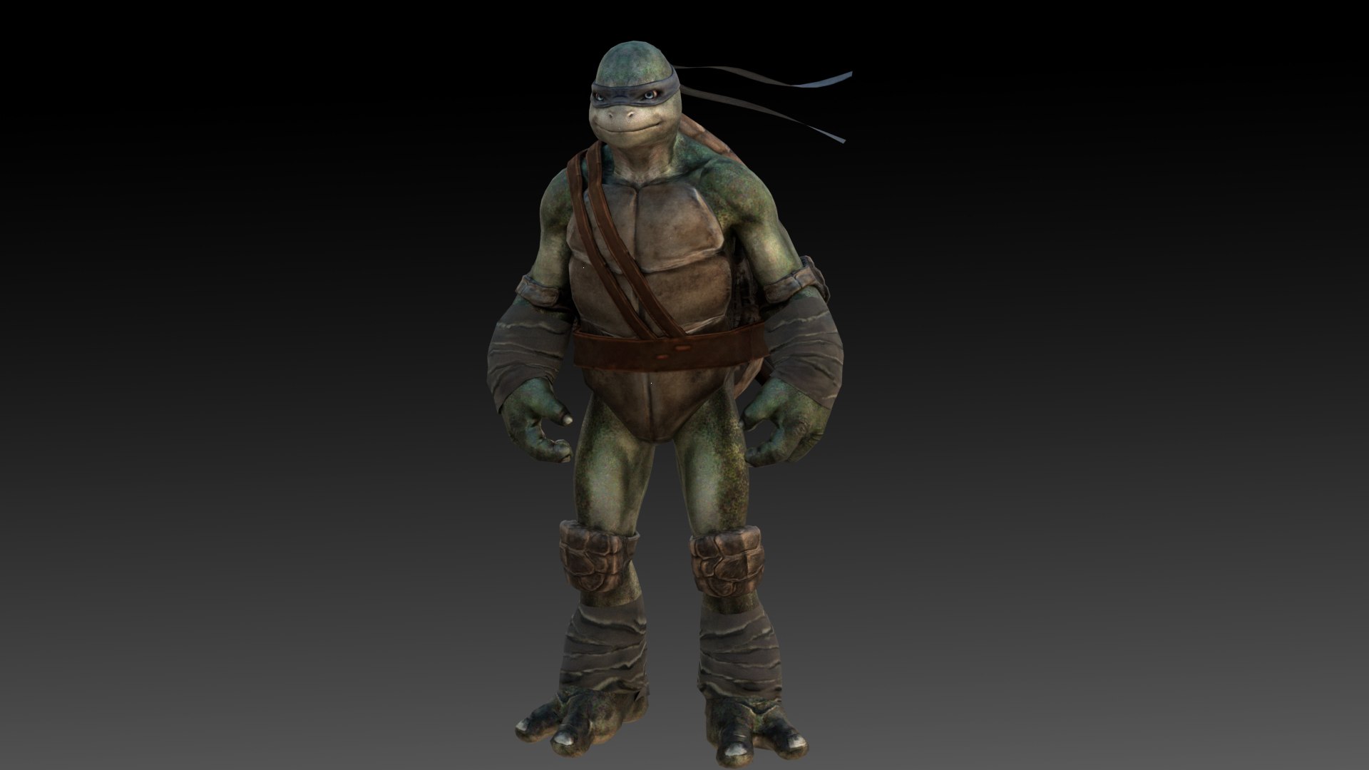 Leonardo TMNT 3D Model High Quality Rigged 3D - TurboSquid 2346384