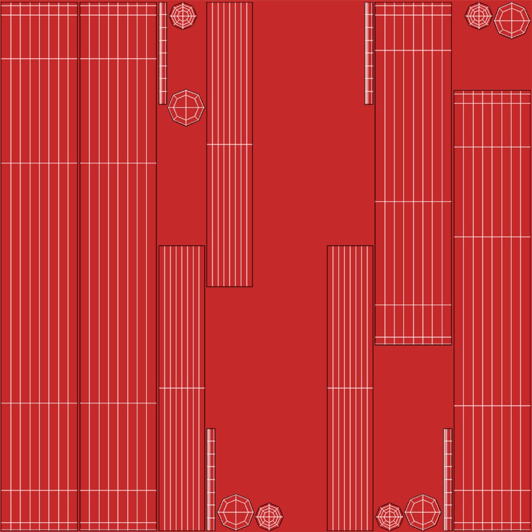 3D Model Red Horizontal Bars - TurboSquid 2182292