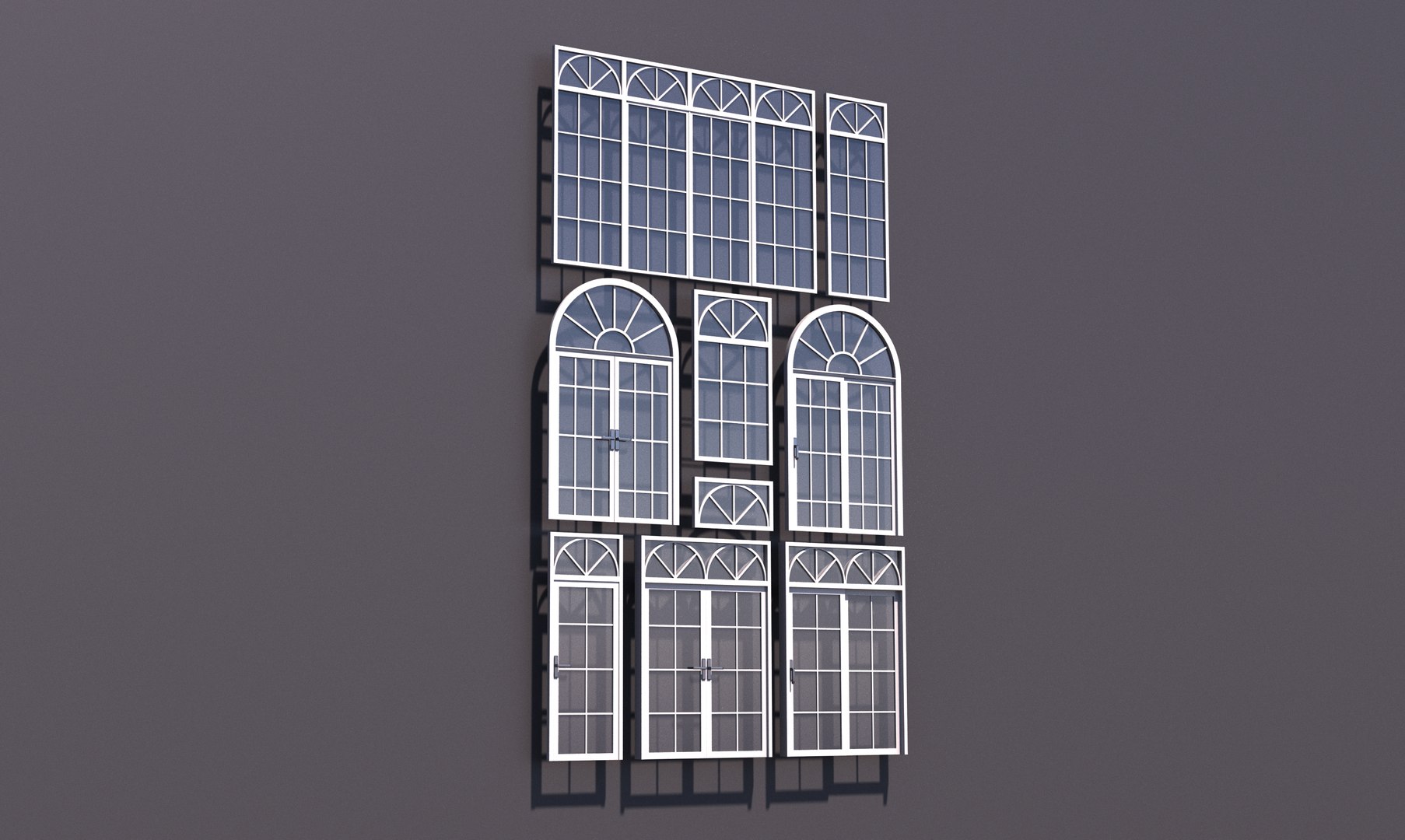 3D Door Window Model - TurboSquid 1793082