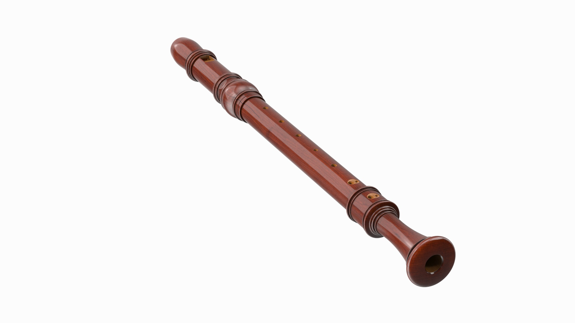 Wooden Recorder Flute 3D - TurboSquid 2186447