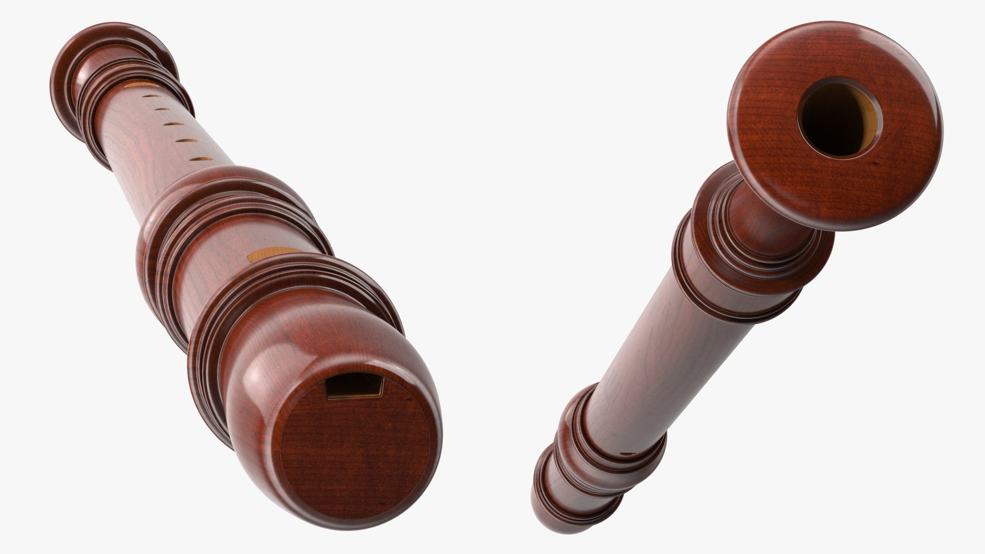 Wooden Recorder Flute 3D - TurboSquid 2186447