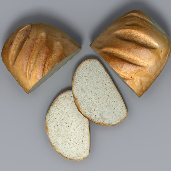 realistic sliced 3d model