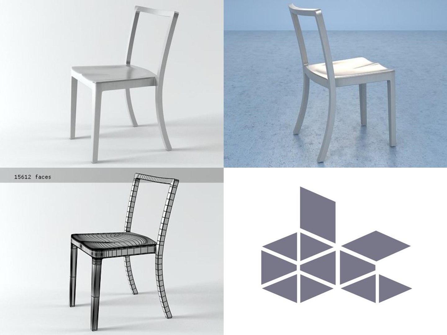 3D icon chair model - TurboSquid 1183816