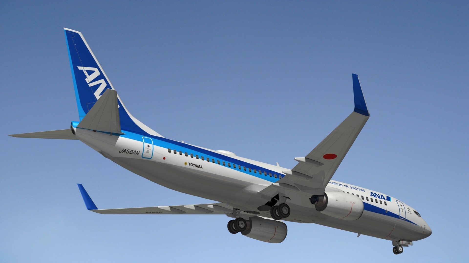 3D Model Boeing Ana - TurboSquid 1472697