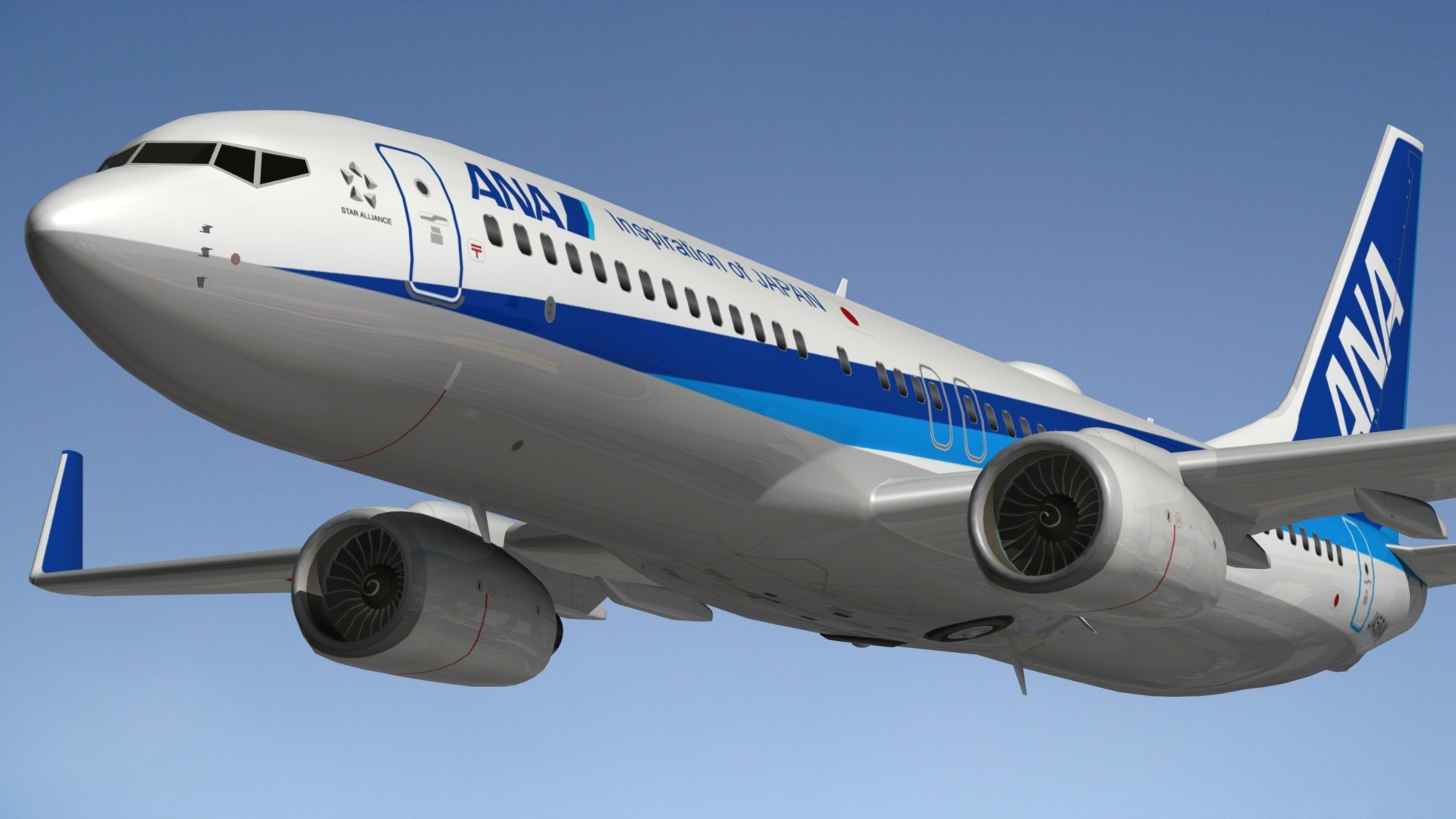 3D Model Boeing Ana - TurboSquid 1472697