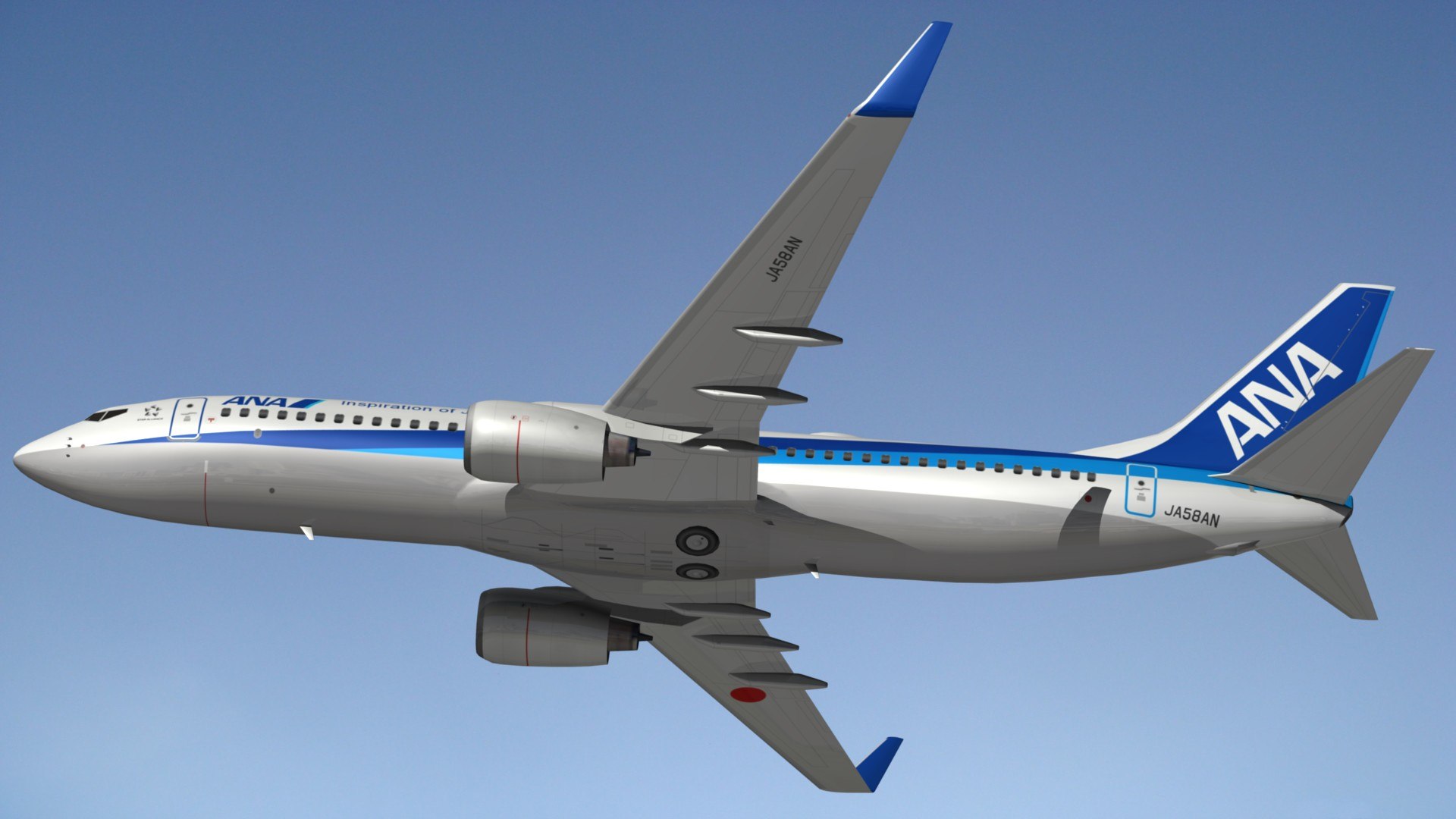3D Model Boeing Ana - TurboSquid 1472697