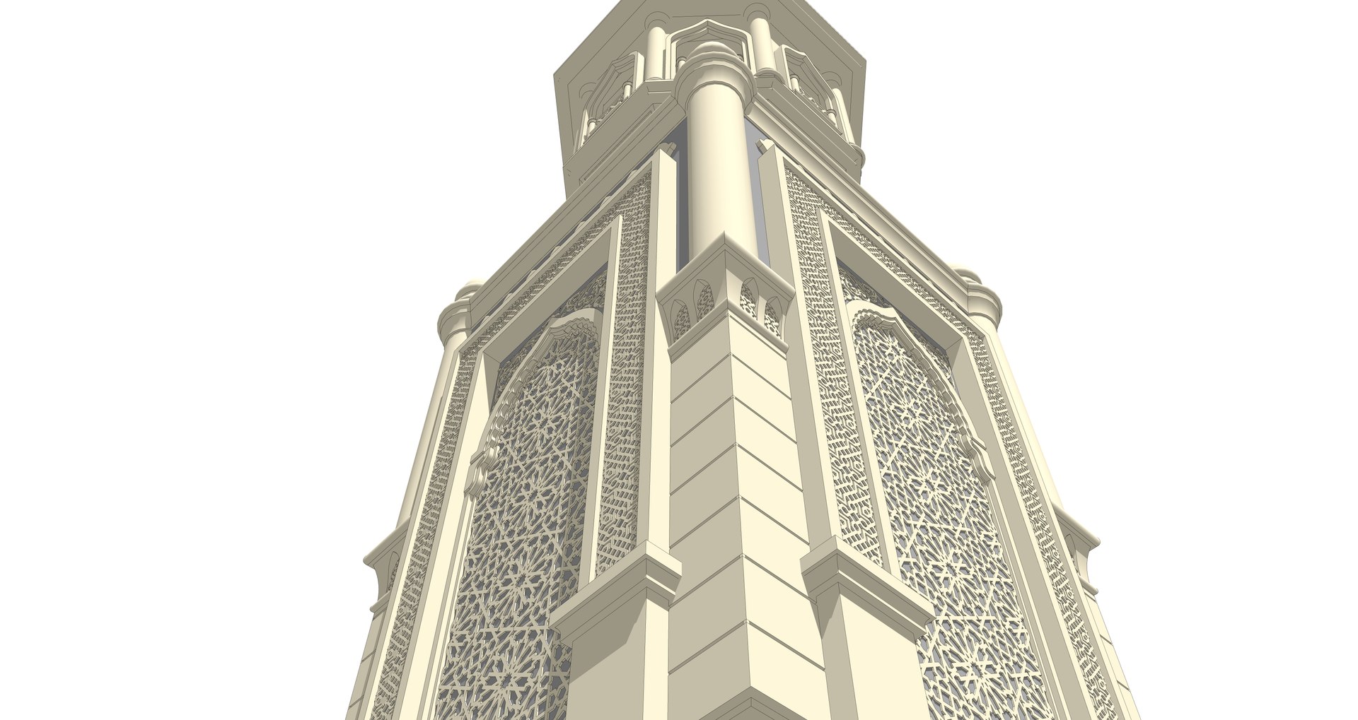 3D Model Minaret Mosque - TurboSquid 2325357