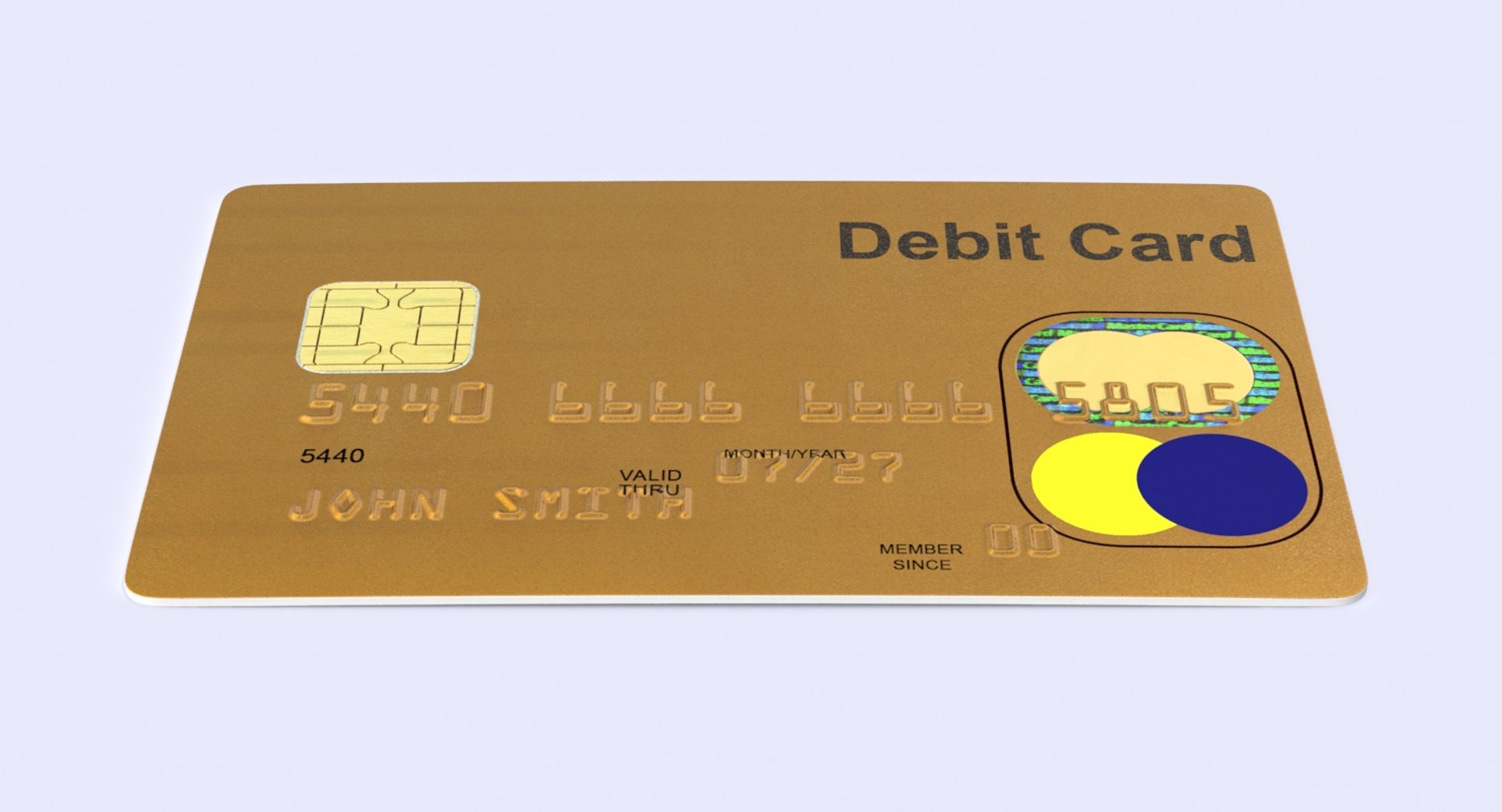 3d debit card