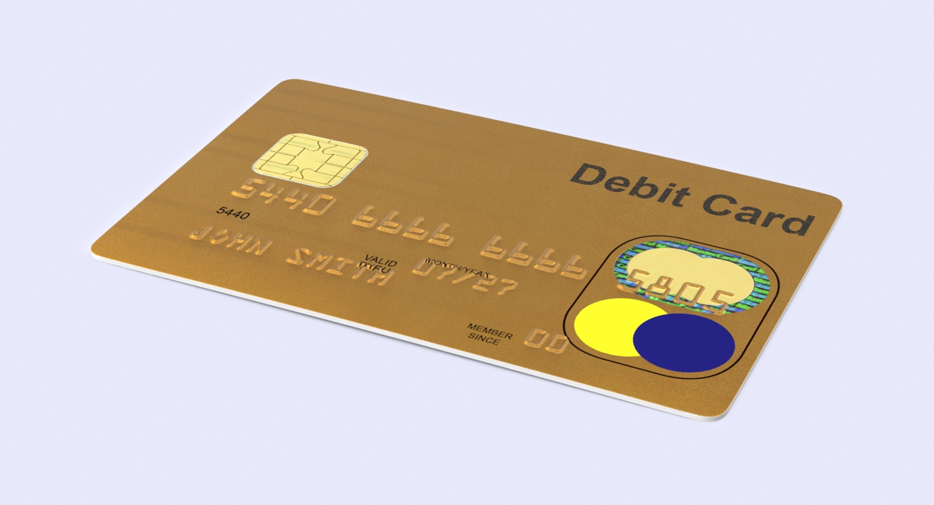 3d debit card