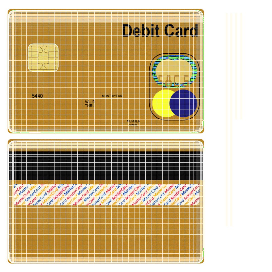 3d debit card