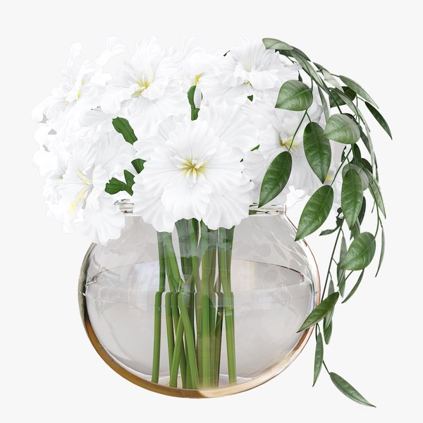 3D White irises model - TurboSquid 1944358