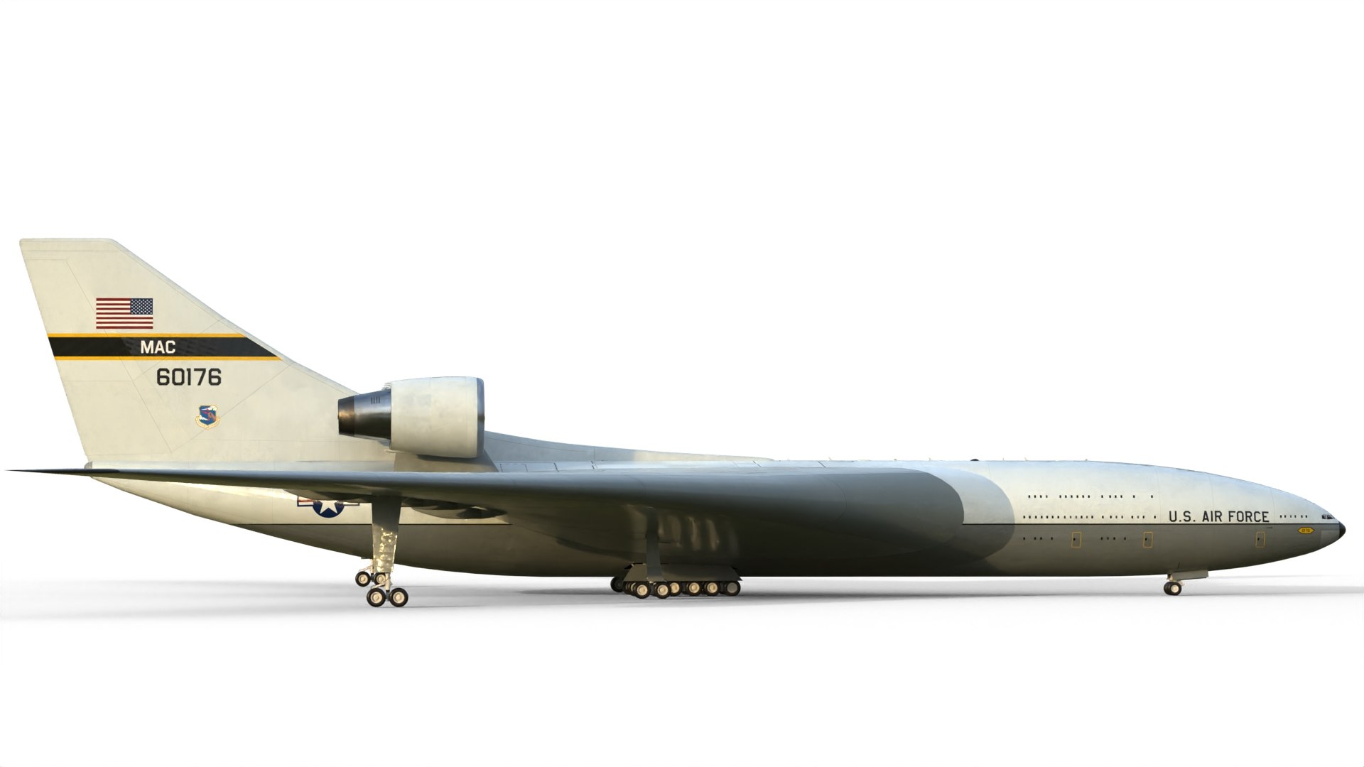 Lockheed CL-1201 Nuclear Powered Aircraft 3D Model - TurboSquid 2184167