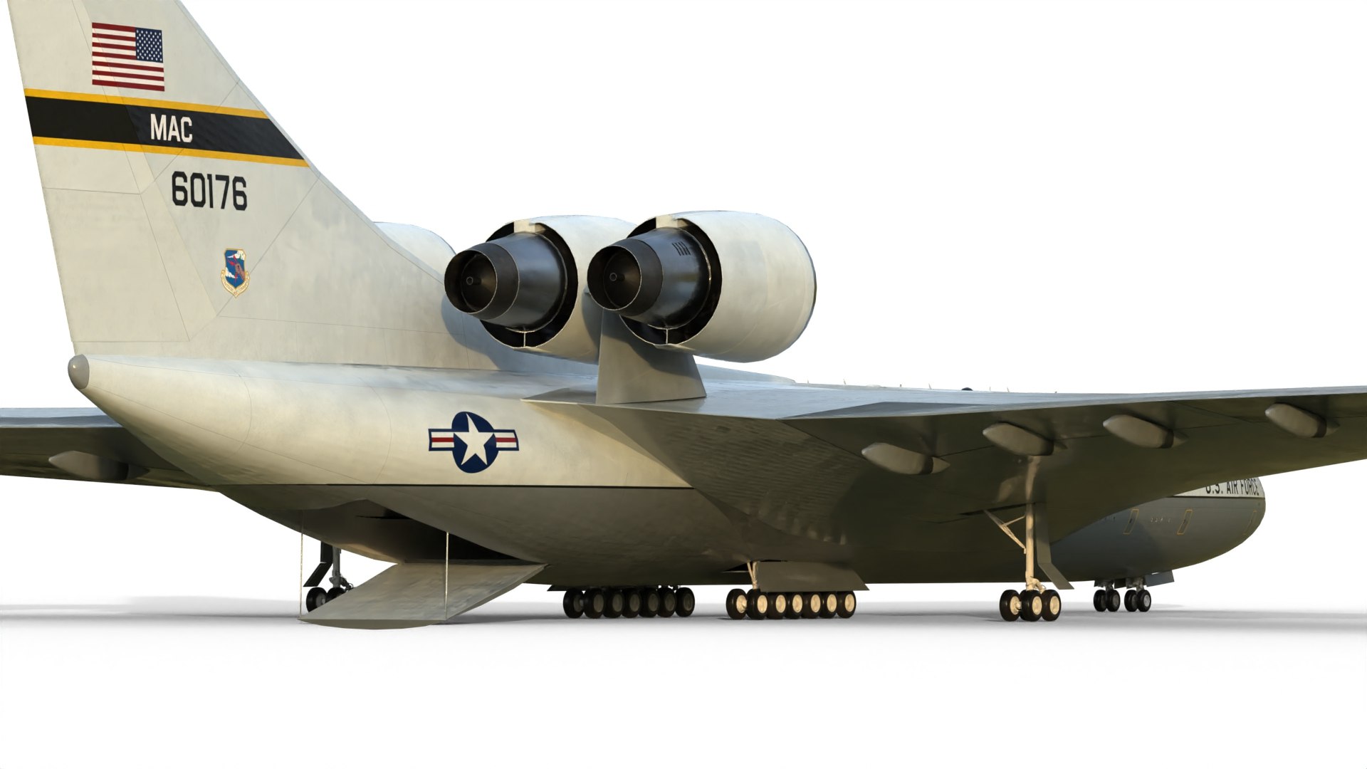 Lockheed CL-1201 Nuclear Powered Aircraft 3D Model - TurboSquid 2184167