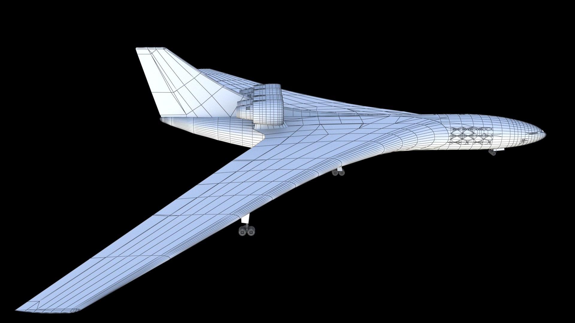 Lockheed CL-1201 Nuclear Powered Aircraft 3D Model - TurboSquid 2184167