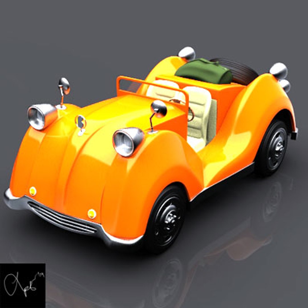 3d Car Toon Model