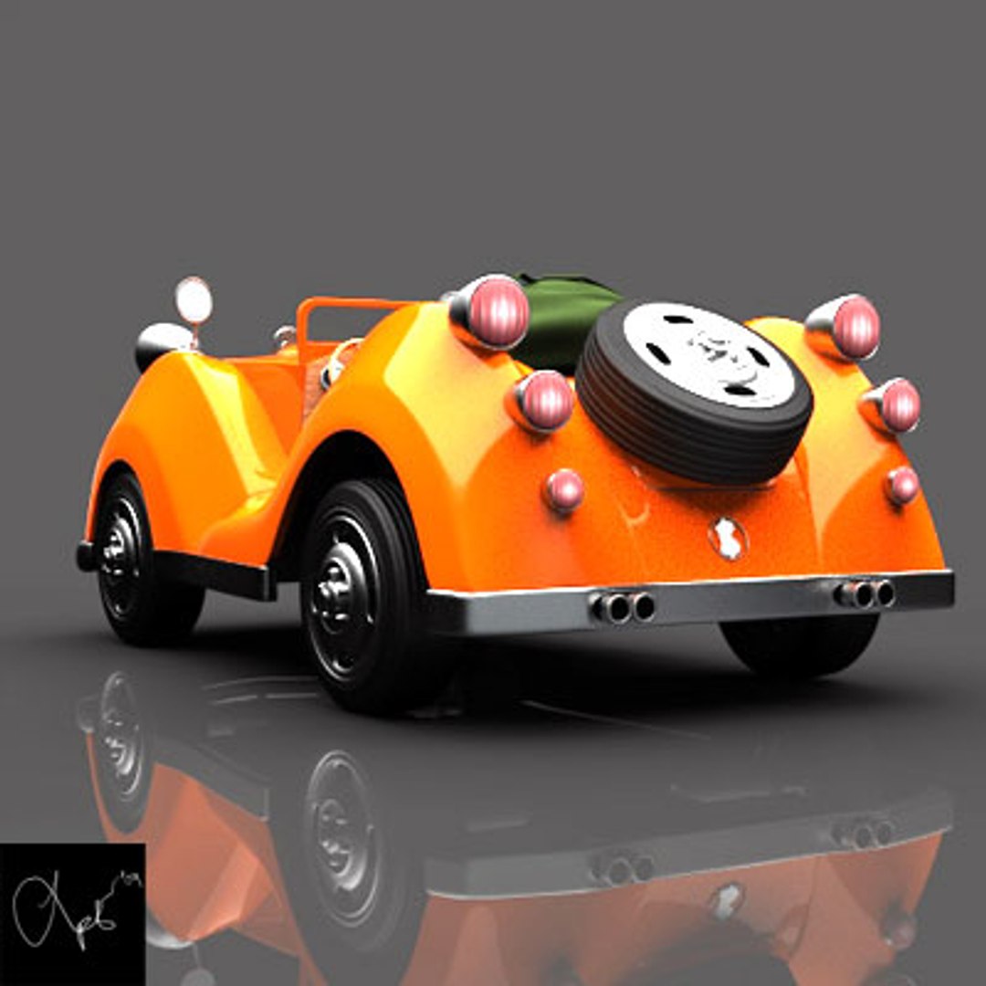 3d Car Toon Model
