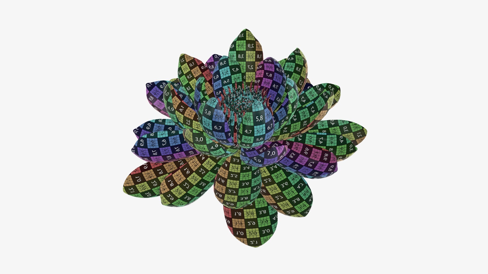 3D Lily Flower Water - TurboSquid 1698714