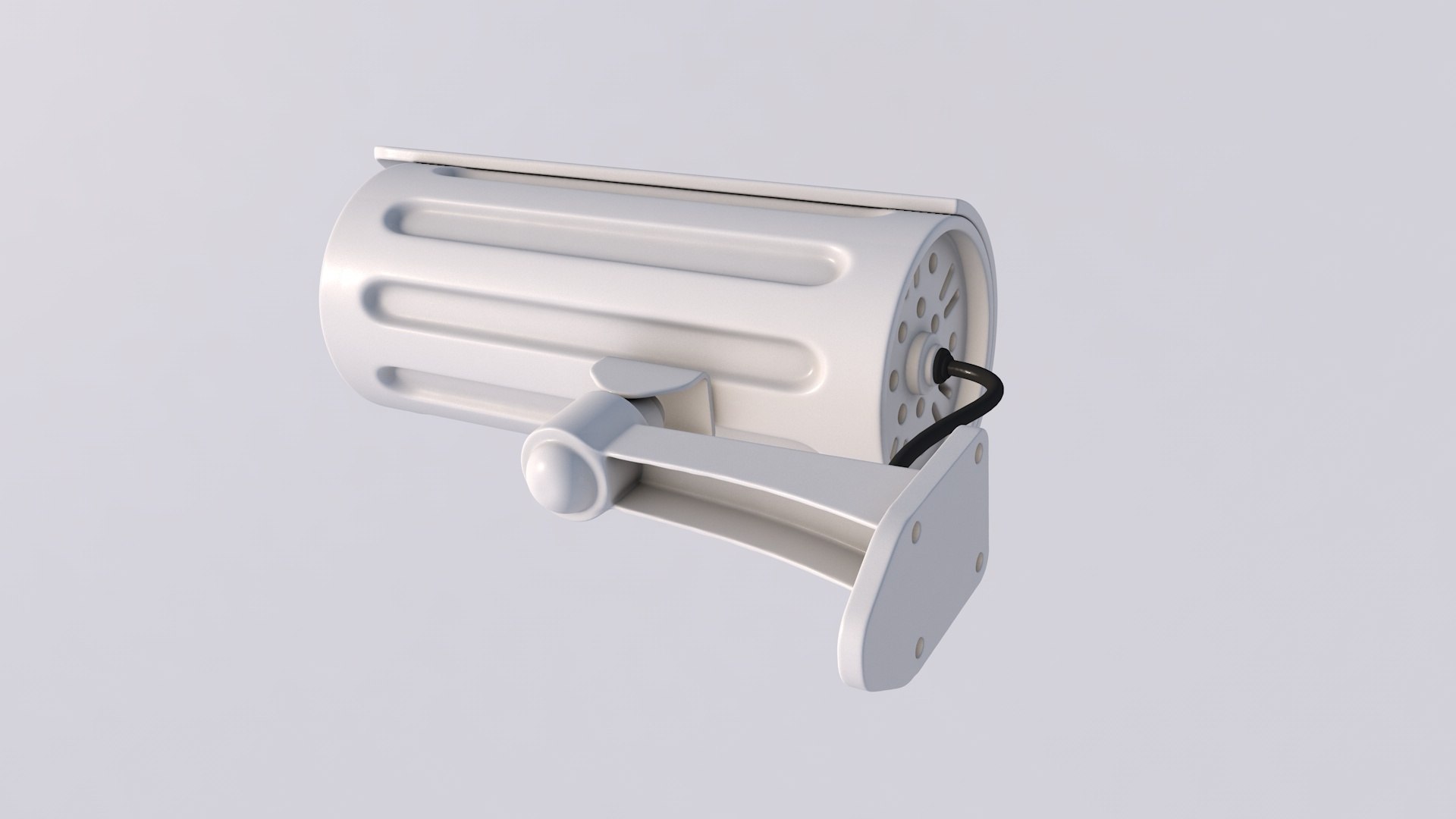 3D Two White Security Cameras model - TurboSquid 1754053