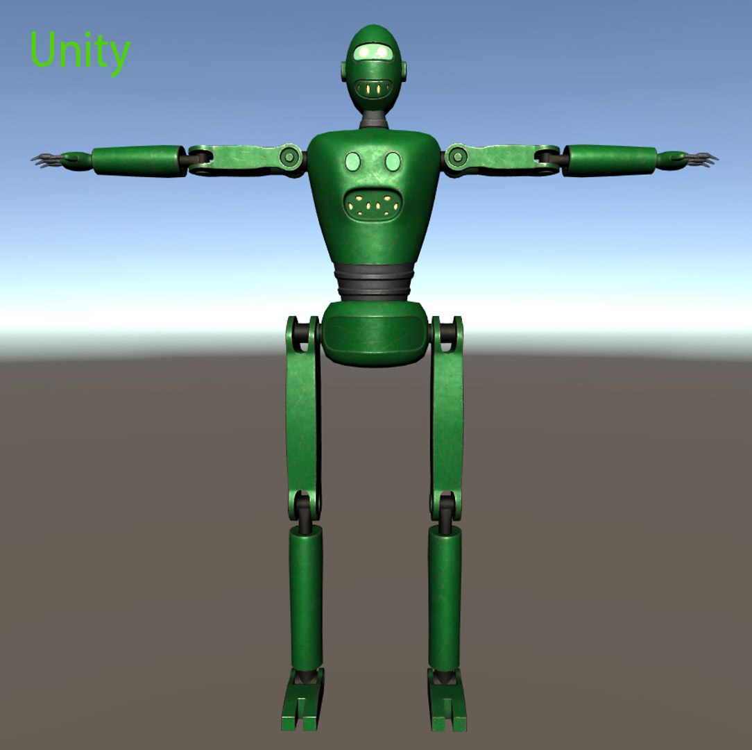 Robot Unreal Engine 3D Model - TurboSquid 1654824
